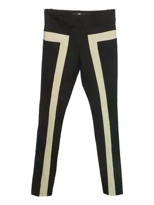 Elisabetta Franchi Jersey Stripe Detail Trousers - Black
