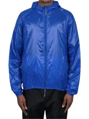 ROA Hooded Jacket With Micro Tear-resistant Pattern - Blue