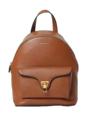 COCCINELLE Flap-pocket Zip Backpack - Brown