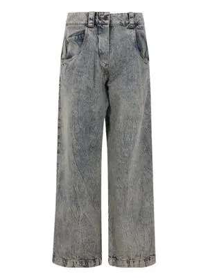 Vaquera Belt Loop Jeans - Gray