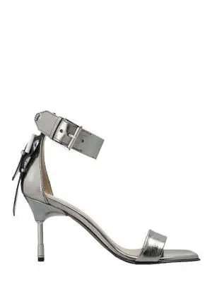 ALLSAINTS Noir Ankle-strap Heeled Sandals - Gray