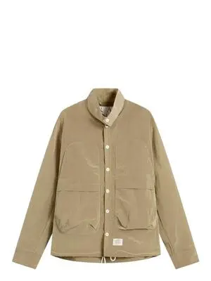 RANRA Pleated Nylon Taffeta Pocket Jacket - Nude