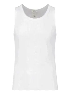THE ROW Sleeveless Vest - White