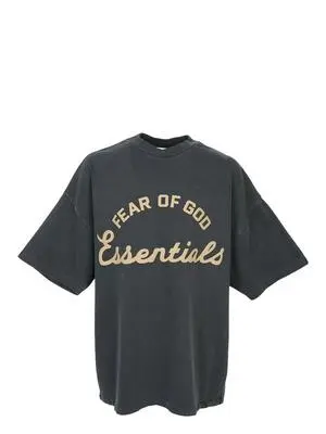 Fear Of God Faded Pattern T-shirt - Black