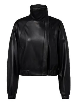 Vince Leather Jacket - Black