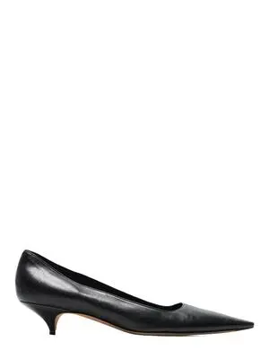 THE ROW Liisa Kitten Heel Pumps - Black