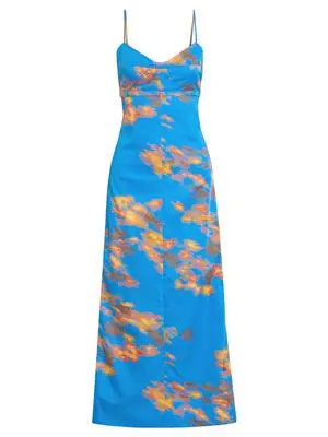 VICTORIA BECKHAM Victoria Beckham Printed Cotton Midi Dress