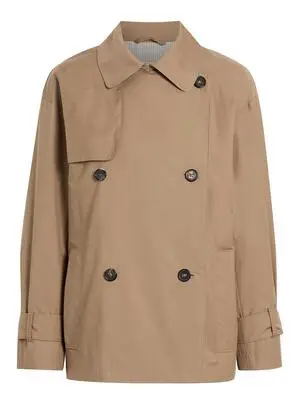Max Mara Cotton-blend Gabardine Trench Coat - Camel