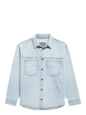 Balenciaga Oversized Denim Shirt - Blue