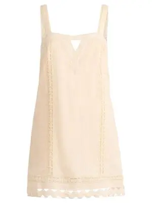 SIMKHAI Simkhai Linen-Hemp Jasmine Mini Dress