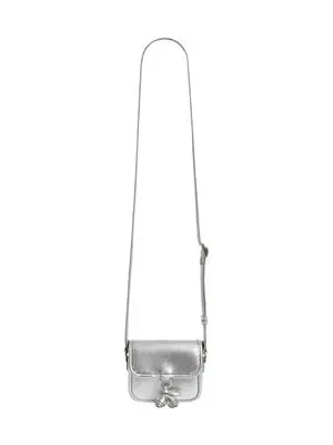 Bonpoint Scalloped Crossbody Shoulder Bag - Silver
