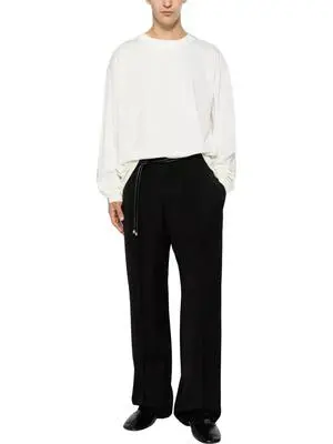 Fear Of God Essentials Crew-neck Long-sleeve Cotton T-shirt - Neutrals