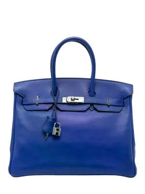 Hermès 2011 Birkin 35 Handbag - Blue