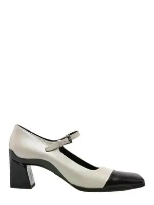 Prada Mary Jane Heeled Pumps - Grey