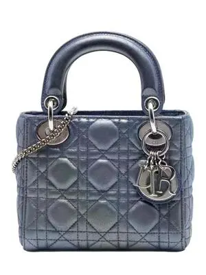 Dior Mini Lady Satchel - Blue