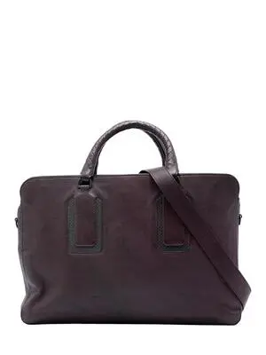 BOTTEGA VENETA Bottega Veneta Woven Leather Business Bag