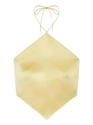 Eterne Halterneck Top - Yellow