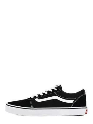 VANS Canvas Lace-up Sneakers - Black