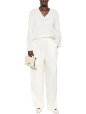 Fabiana Filippi Elasticated Waistband Trousers - Neutrals