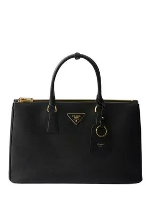 Prada Galleria Large Saffiano Leather Bag - Black
