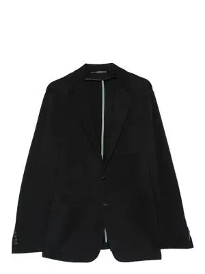 Canali Single-breasted Notched-lapel Blazer - Black