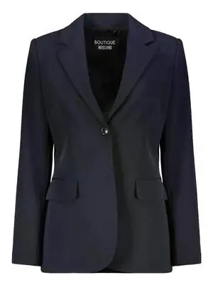 Moschino Single-breasted Notched-lapel Blazer - Blue