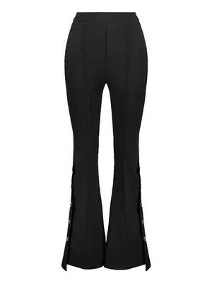 ELLERY Embellished Flared Trousers - Black