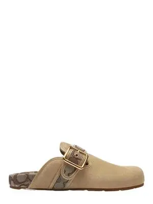 COACH Monogram Pattern Mules - Neutrals