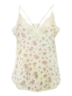 Zadig&Voltaire Christy Floral-print Camisole - Neutrals