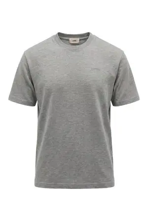 AUTRY Logo-embroidered T-shirt - Grey