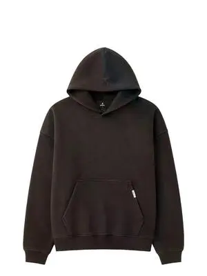 REPRESENT Logo Embroidered Hoodie - Brown