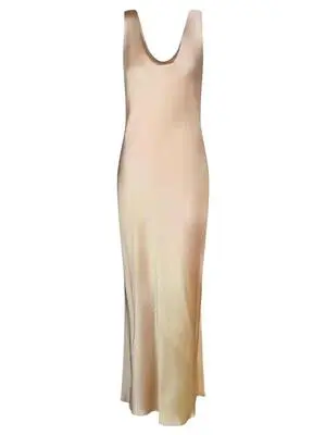 BLANCA VITA Maxi Cowl-back Sleeveless Dress - Neutrals