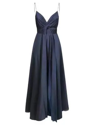 BLANCA VITA Maxi Bow Detail Dress - Blue