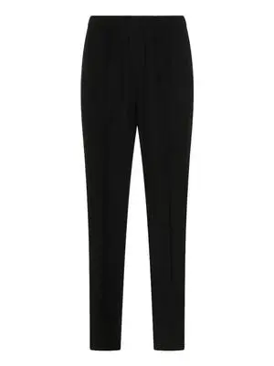 Fabiana Filippi Beaded Trim Elasticated Trousers - Black