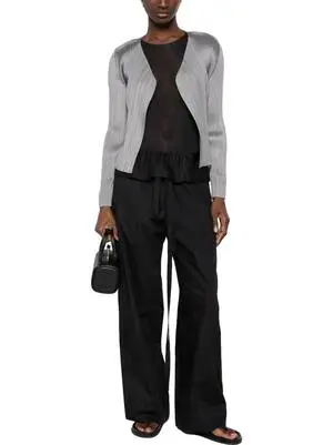 Issey Miyake Pleated Jacket - Grey