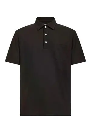Zegna Short-sleeve Polo Shirt - Brown