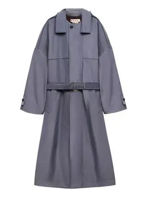 Marni Belted Trench Coat - Blue