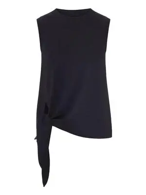 JW Anderson Knotted Hem Tank Top - Black