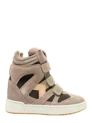 Isabel Marant Étoile Beige Panelled Sneakers - Neutrals