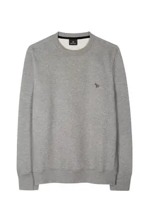 Paul Smith Logo Patch Sweatshirt - Grey