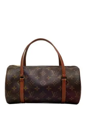 LOUIS VUITTON Monogram Papillon 26 Handbag - Brown
