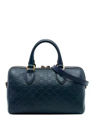 Gucci Boston Bag Satchel - Blue
