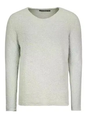 HANNES ROETHER Long-sleeve Ribbed Sweater - Grey