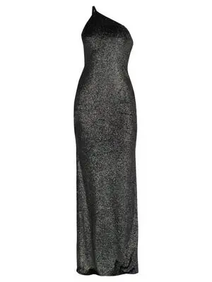 THE SEI One-shoulder Maxi Dress - Black
