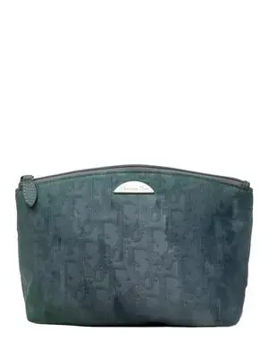 Dior Trotter Canvas Pouch - Blue