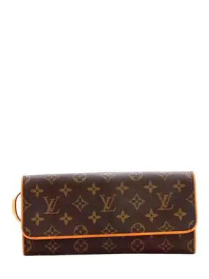 LOUIS VUITTON Twin Gm Handbag Monogram Canvas - Brown