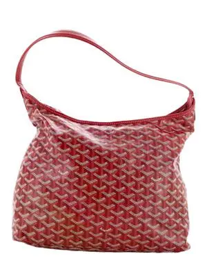 Goyard Boheme Coated Canvas Hobo Bag - Red