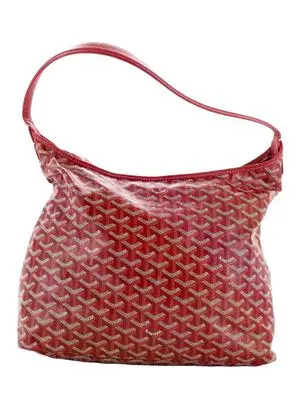 Goyard Boheme Coated Canvas Hobo Bag - Red