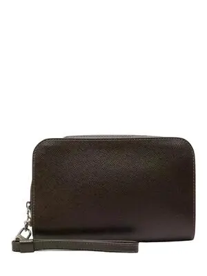 LOUIS VUITTON Taiga Leather Pochette Baikal Clutch Bag - Brown