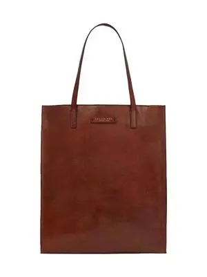 THE BRIDGE Leather Tote Bag - Brown